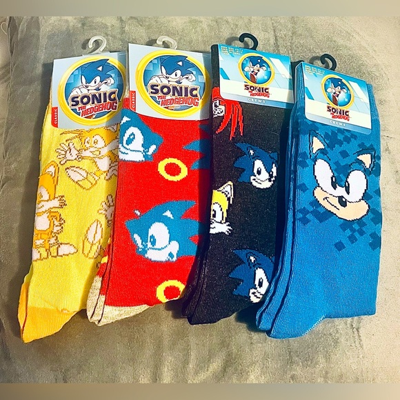 Sega | Underwear & Socks | Sega Sonic The Hedgehog Casual Socks Yellow ...